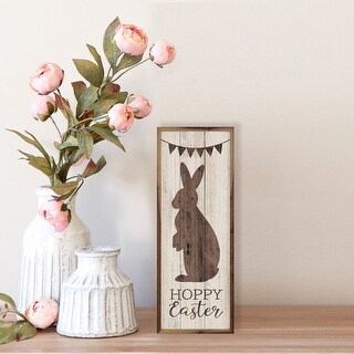 Hoppy Easter Bunny Banner Whitewash - Bed Bath & Beyond - 42707738