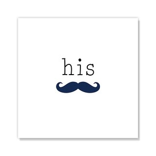 His Mustache - Blue - Bed Bath & Beyond - 29818355