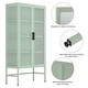 Mint Green Storage Bookshelf w/ Adjustable Shelves Display Cabinet ...