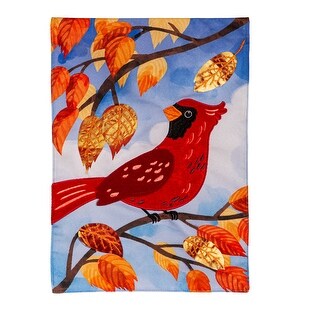 Cardinal in Fall Tree Applique Garden Flag - Bed Bath & Beyond - 40463405