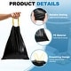 Trash Bags with Drawstring, 8.7 Gallon 24" Garbage Bags, Unscented ...