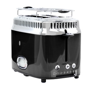 Russell Hobbs Retro Style 2 Slice Toaster in Black - Bed Bath & Beyond ...