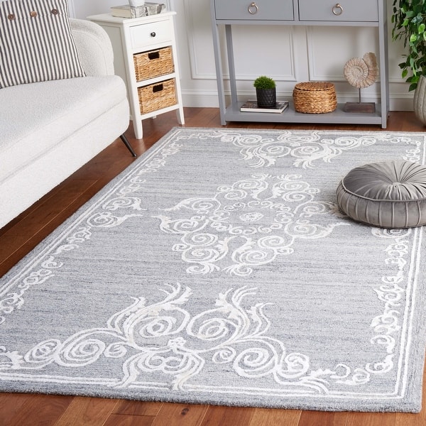 SAFAVIEH Handmade Glamour Mirja French Country Scroll Wool Rug - On ...