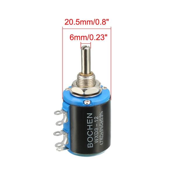 4.7K Ohm Adjustable Resistors Wire Wound Multi Turn Precision ...