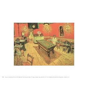 ''The Night Cafe with Pool Table'' by Vincent van Gogh Food Art Print ...