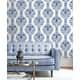 NextWall Floral Ogee Peel and Stick Wallpaper - Bed Bath & Beyond ...