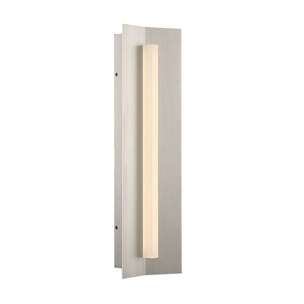 WAC Lighting Wedge Single Light 18" Wide Integrated LED Bath Sconce ...