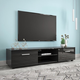 70 Inch Media Console Entertainment Center Television Table - Bed Bath ...