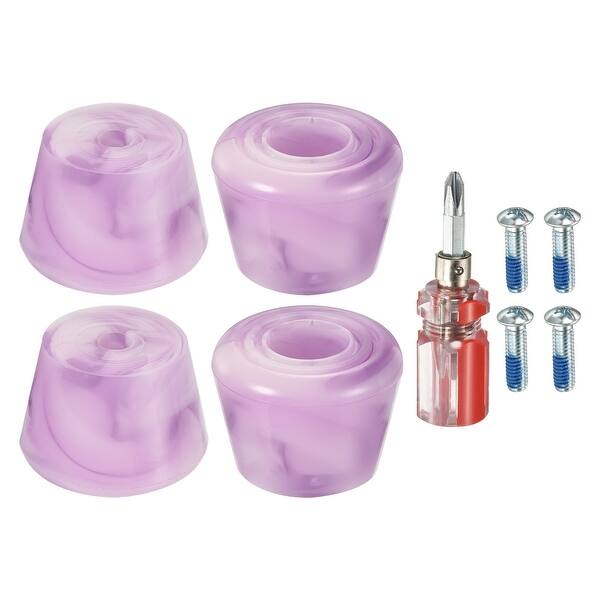 Roller Skate Toe Stops with Screwdriver Brake Stoppers Mixed Purple ...