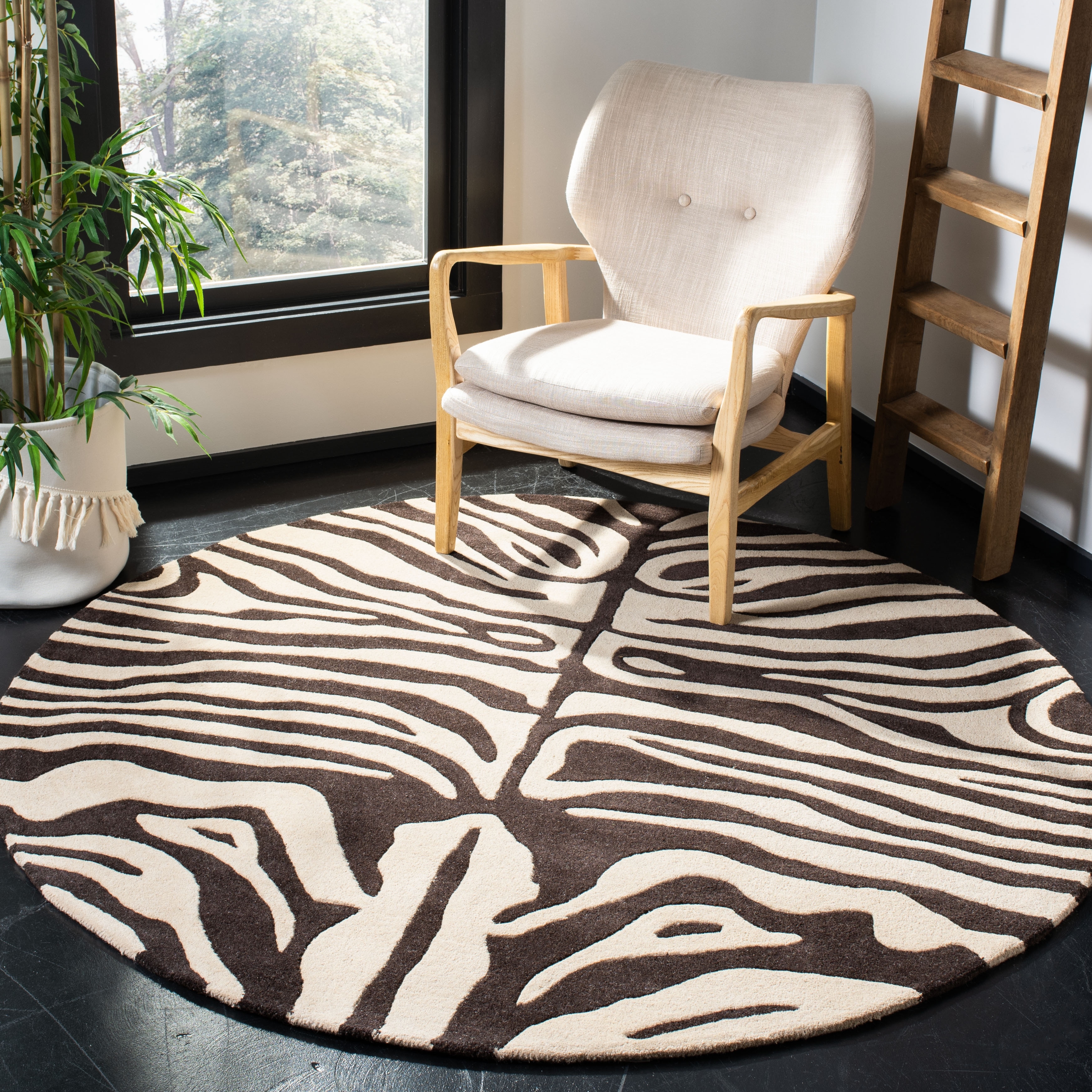zebra rug