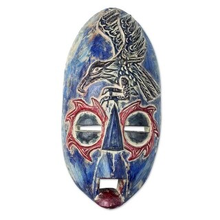 Novica Handmade Nyaakoa Bird African Wood Mask - Bed Bath & Beyond ...