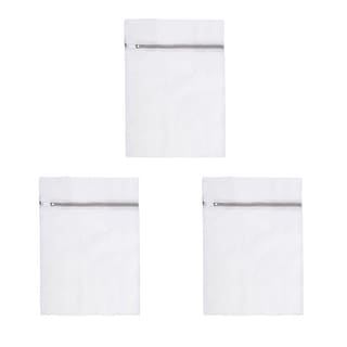 Universal Wash Bag Mesh Washing Cleaning Bag 30x40mm 3 Pack - Grey ...