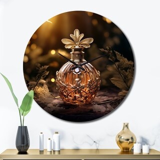 Designart "Retro Perfume Bottle Exquisite Design VI" Perfumes Oversized ...