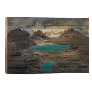 Kailash Range Print On Wood by qiye - Multi-Color - Bed Bath & Beyond ...