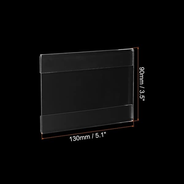Wall Mount Price Tags Sign Holder Horizontal Tagging Pack of 3 - Bed ...