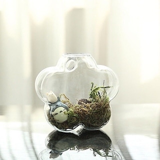 Clear Glass Flower Wall Hanging Terrariums Set of 3 - Bed Bath & Beyond ...