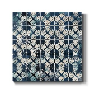 Tile-Dye IX-Premium Gallery Wrapped Canvas - Ready to Hang - Bed Bath ...
