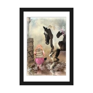 iCanvas "Princess Puddles And Sir Stamp A Lot" by Trudi Simmonds - Bed ...