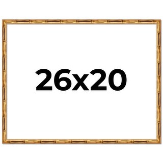 26x20 Frame Gold Real Wood Picture Frame Width 1 inches | Interior ...