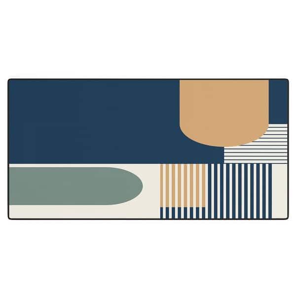 Sheila Wenzel-Ganny Cool Color Palette Pattern Desk Mat - Bed Bath ...