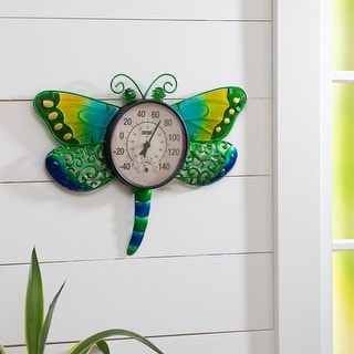 Dragonfly Outdoor Wall Thermometer - Bed Bath & Beyond - 38440437