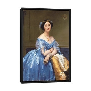 iCanvas "Portrait Of Princesse de Broglie, 1853" by Jean-Auguste ...