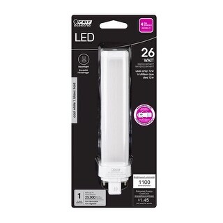 Feit Linear PL GX24Q-3 4-Pin LED Bulb Cool White 26 Watt Equivalence 1 ...