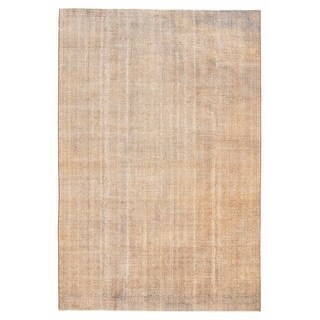 ECARPETGALLERY Hand-knotted Color Transition Taupe Wool Rug - 7'8 x 11 ...