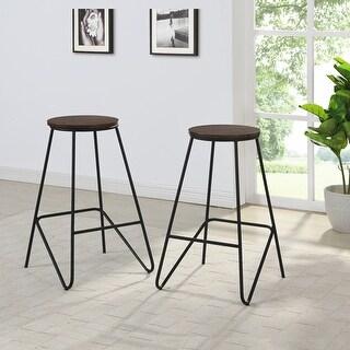 Jamison 24-Inch Round Stool, Set of 2 - Bed Bath & Beyond - 31904732