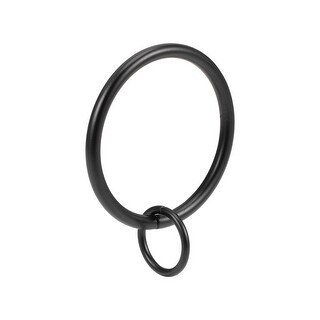Curtain Ring Metal 37mm Inner Dia Drapery Ring for Curtain Rods 7 Pcs ...