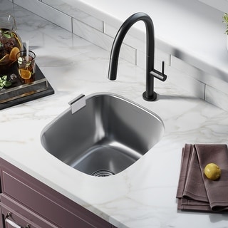 Toulouse 16 x 18 Stainless Steel Single Basin Undermount Kitchen Sink ...