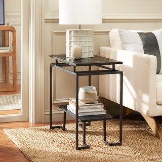 SAFAVIEH Home Collection Guernica Single Shelf Rectangle Accent Table - 24" L x 14" D x 24" H ...