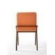 Modrest Zeppelin Modern Orange Dining Chair (Set of 2) - Bed Bath ...