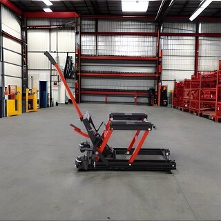 Hydraulic Foot-Operated Hoist Stand with 4 Wheels - Bed Bath & Beyond ...