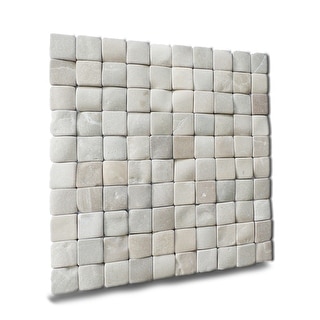 Molar 3 Tan Pebble Mosaic Tiles for Backsplash Kitchen and Bathroom ...
