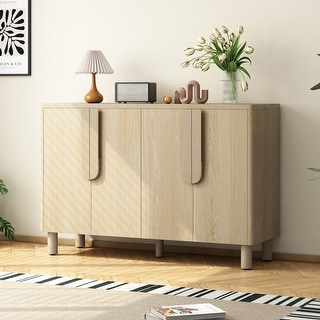 48 Inch Buffet Sideboard Cabinet with Adjustable Shelves - Bed Bath ...