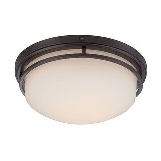 Designers Fountain Ramsey 1 Light LED Flush Mount Ceiling Fixtures ...
