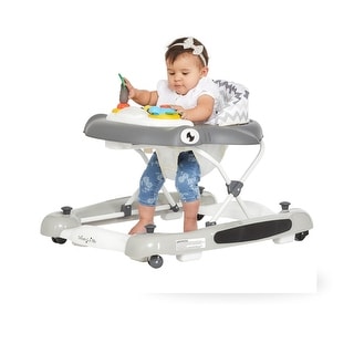 2-in-1 Aloha Fun Baby Walker in Grey, Easily Convertible Baby Walker ...