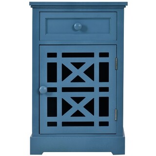 Adeline End Table with Hidden Storage Area for USB Port - 15.3"L x 20.8"W x 25"H - Bed Bath ...