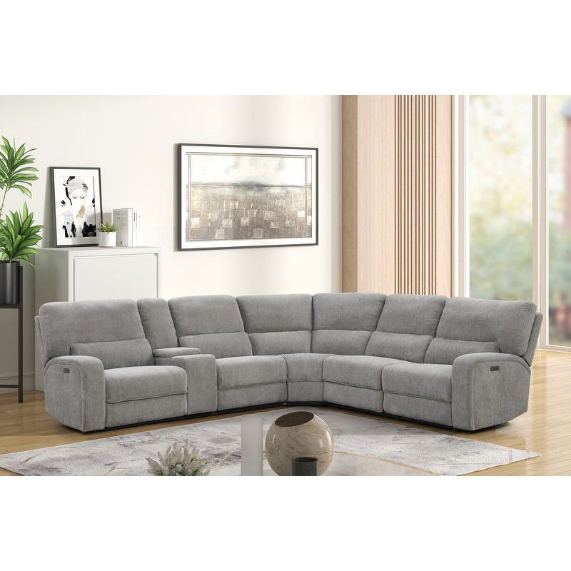 Fabric power sectional store