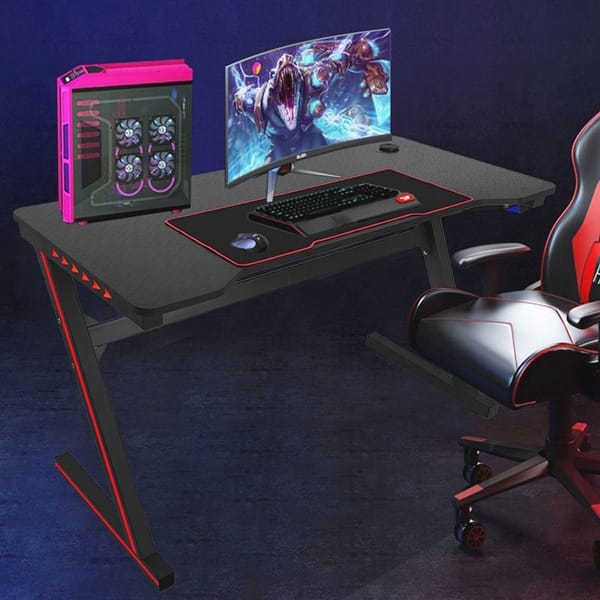 PC Workstation Table Gaming Computer Desk Programmer E Sports Stable ...