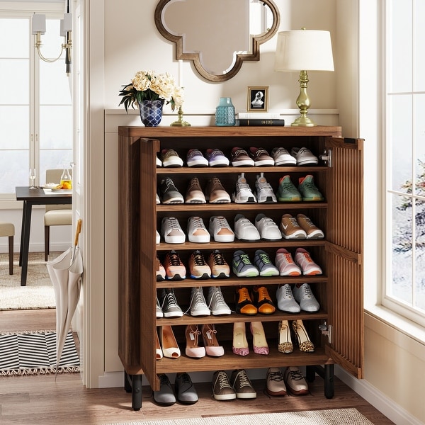 Shoe storage cabinet mirror door store