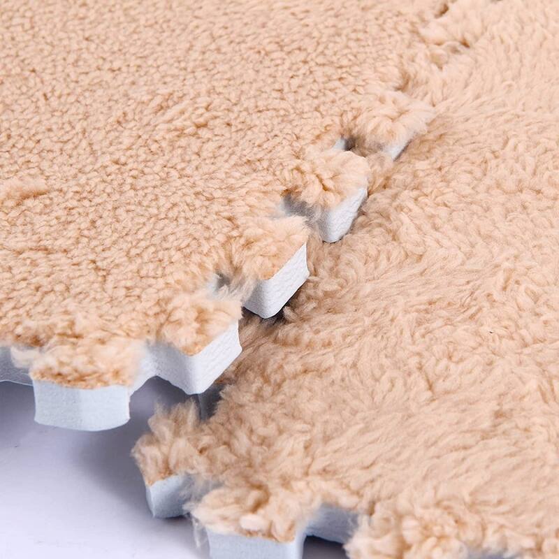 Shatex 16 Pcs Foam Floor Mat Square Interlocking Carpet Tiles Play Mat ...