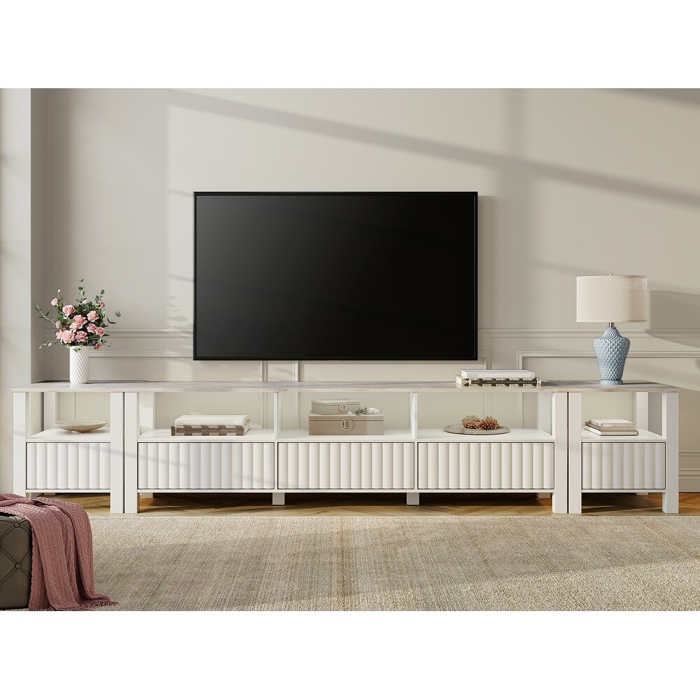 White TV Console - Bed Bath & Beyond