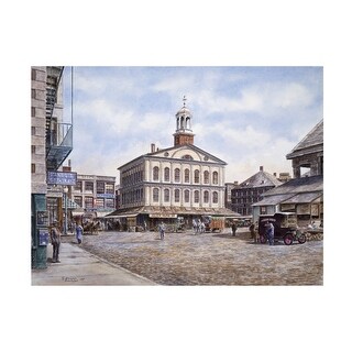 Stanton Manolakas 'Faneuil Hall Ca 1915' Canvas Art - Bed Bath & Beyond ...