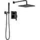 Delta 342701 Modern Square Non Shared Function Shower System Package ...