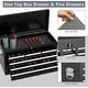 Tool Chest Box Combo with 8 Drawer 24"W, Rolling Tool Storage Cabinet ...
