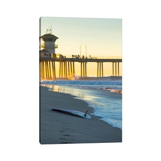 iCanvas "Single Fin Pier Vert" by Sean Davey Canvas Print - Bed Bath ...