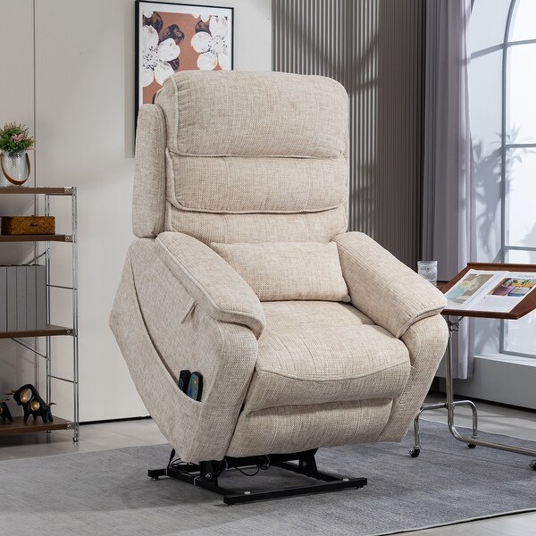 Oversized Power Lift Recliner Chair Heat Massage 180 Lying Flat On Sale Bed Bath Beyond 39572251
