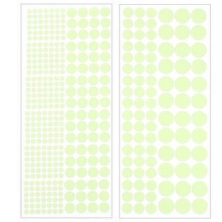 Glow in the Dark Dot Stickers, Glow Dot Wall Decals, 407 Dots in 3 ...